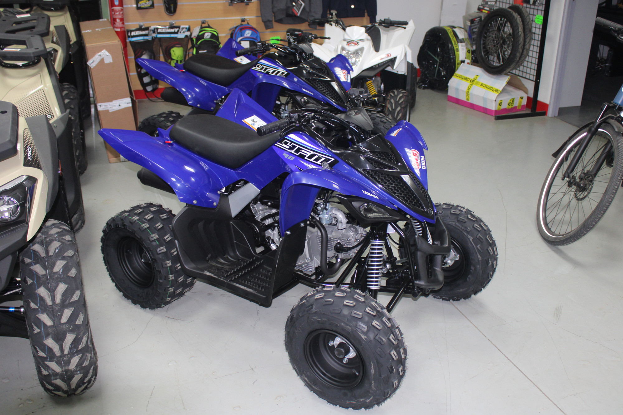 YAMAHA YFM 90 RAPTOR 2022 90 cm3 | quad enfant | 2 km | Bleu | 77320 Beton bazoches
